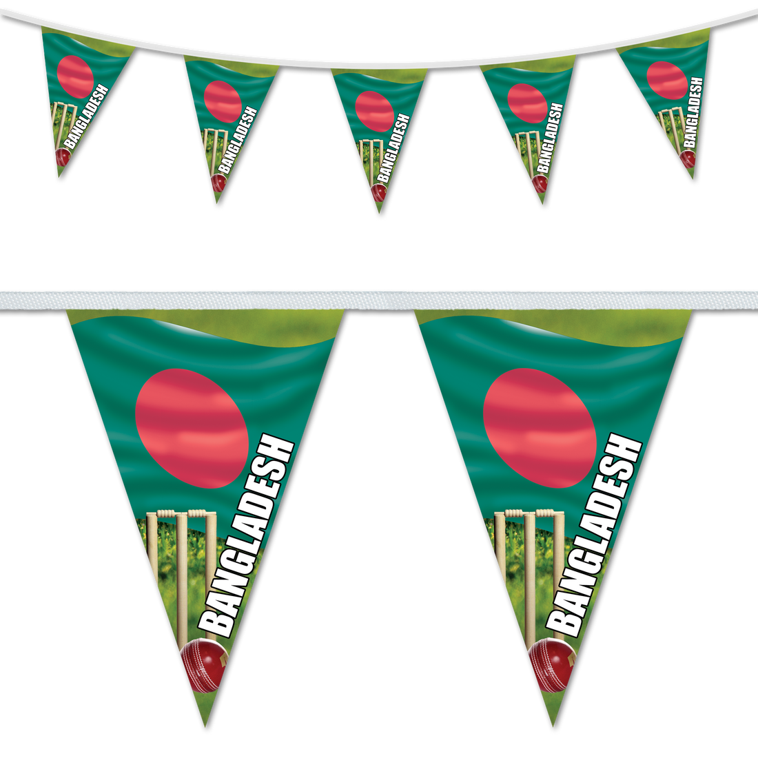 Cricket - Bangladesh Flag Design – BuntingFlags.uk
