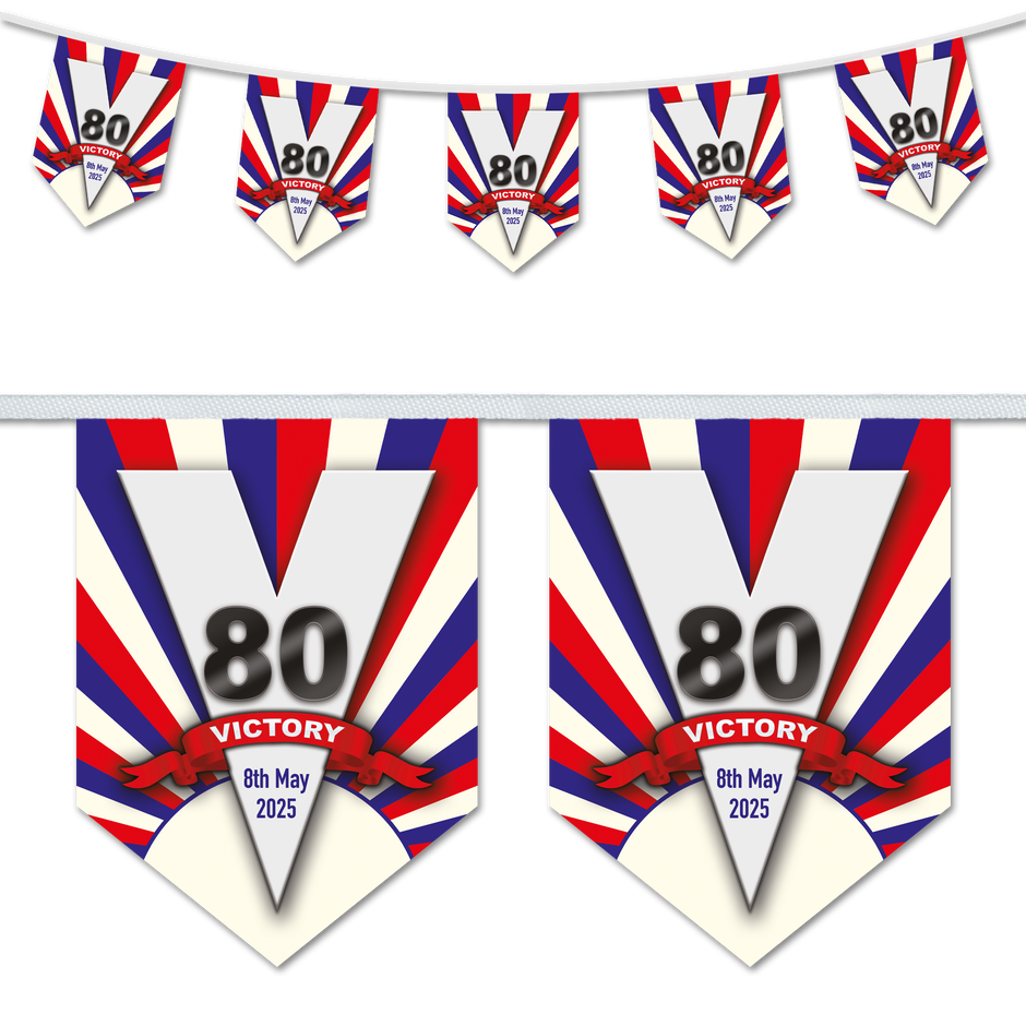 VE Day 80th Anniversary – BuntingFlags.uk